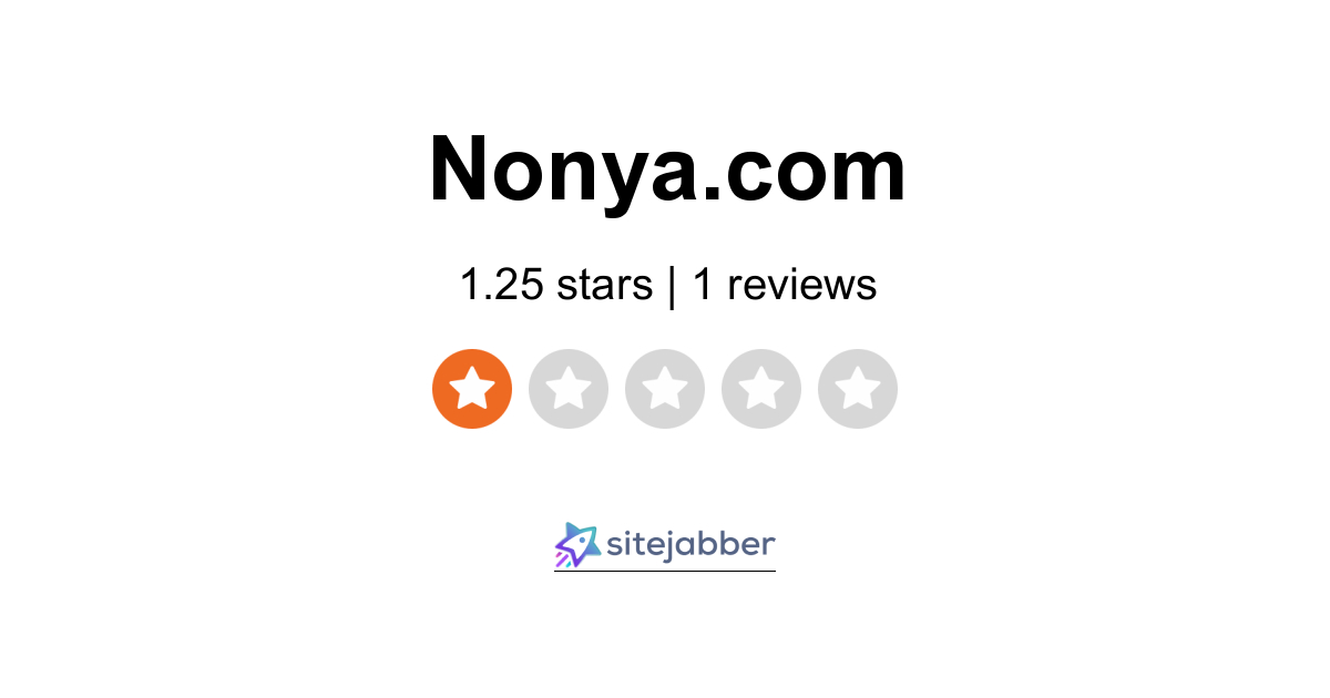 Nonya Reviews - 1 Reviews of nonya.com | Sitejabber