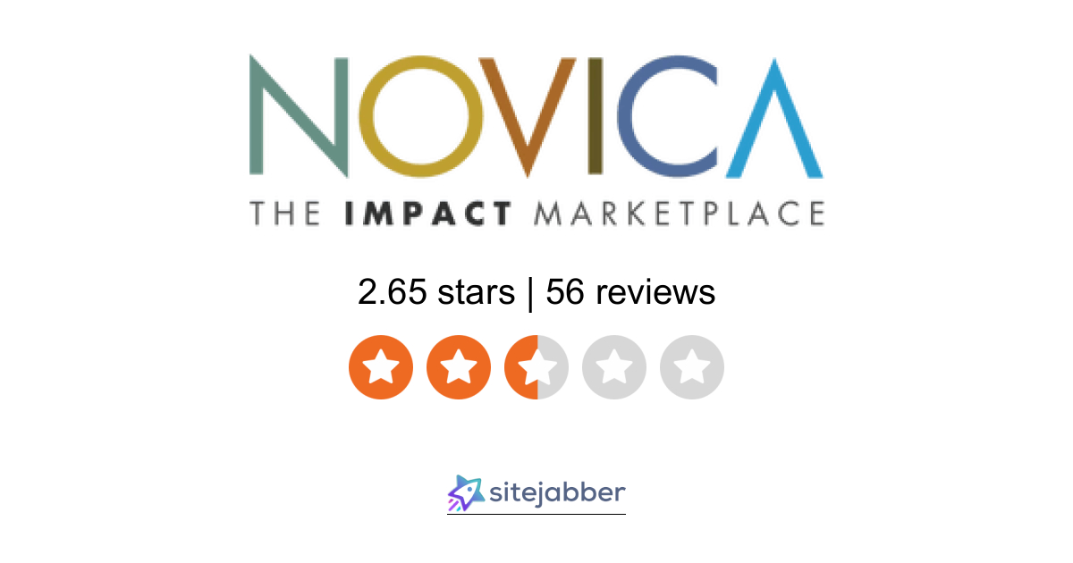 NOVICA Reviews - Read 56 Customer Reviews of NOVICA | Sitejabber
