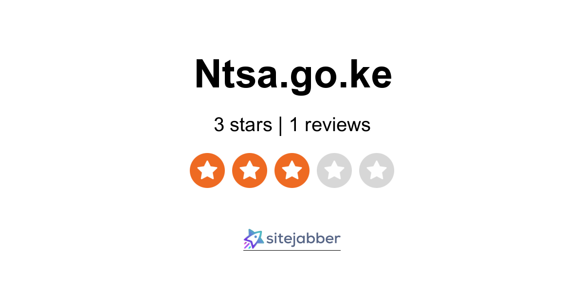 NTSA — Welcome Page Reviews - Read 1 Customer Reviews of NTSA — Welcome ...