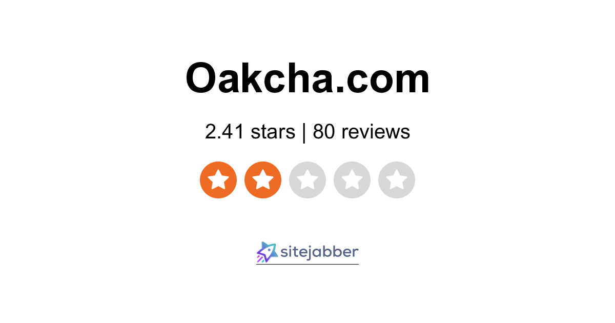 Oakcha Reviews - Read 80 Customer Reviews of Oakcha | Sitejabber