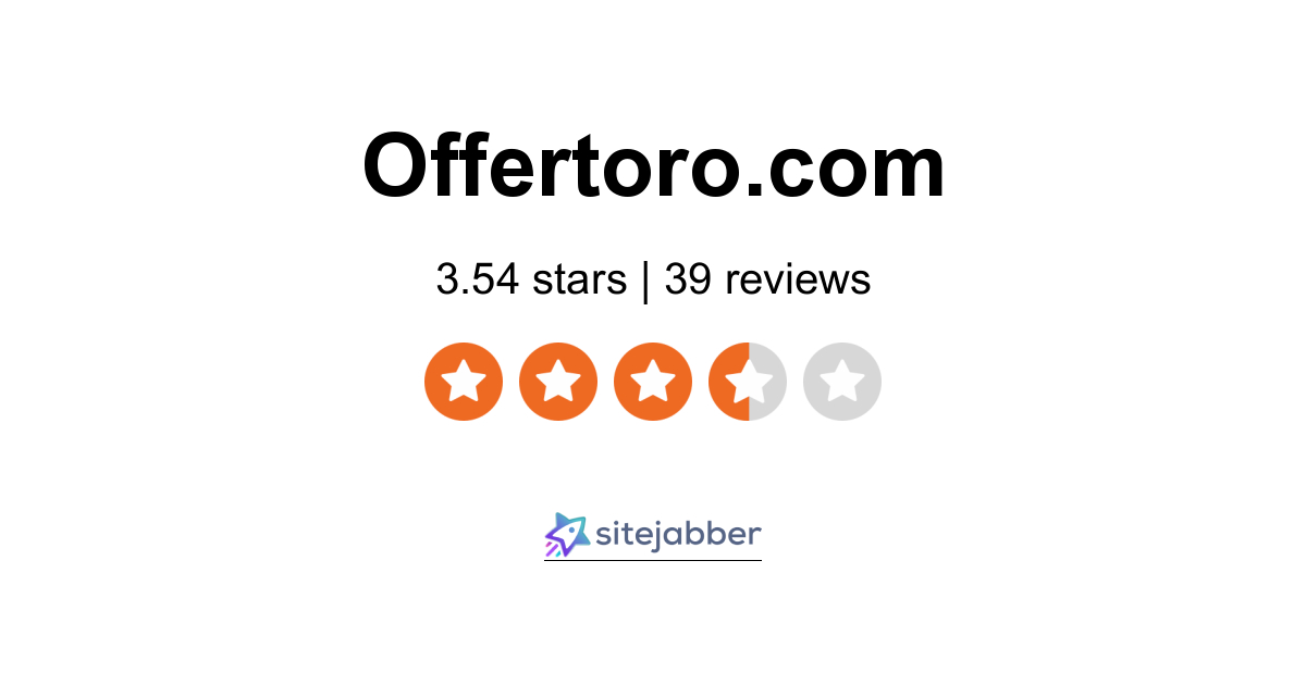 Offertoro Reviews - Read 39 Customer Reviews of Offertoro | Sitejabber