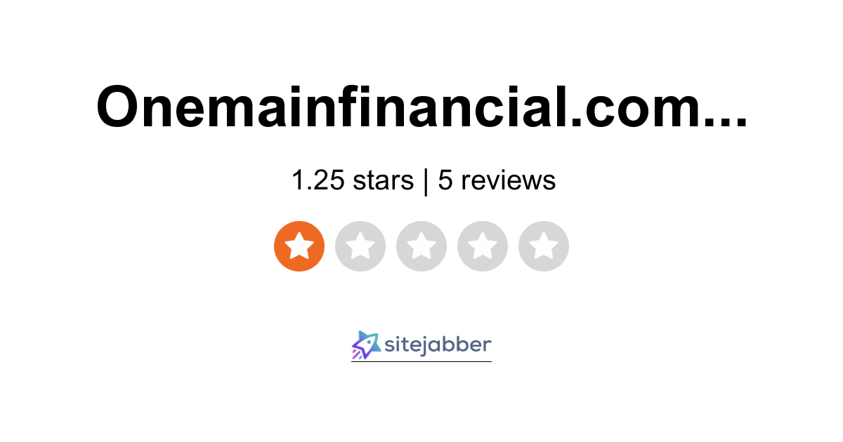 OneMain Financial Reviews - Read 5 Customer Reviews of OneMain ...