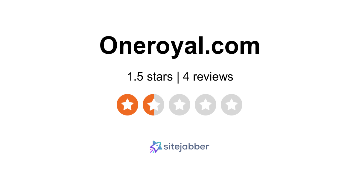 Oneroyal Reviews - 3 Reviews of Oneroyal.com | Sitejabber