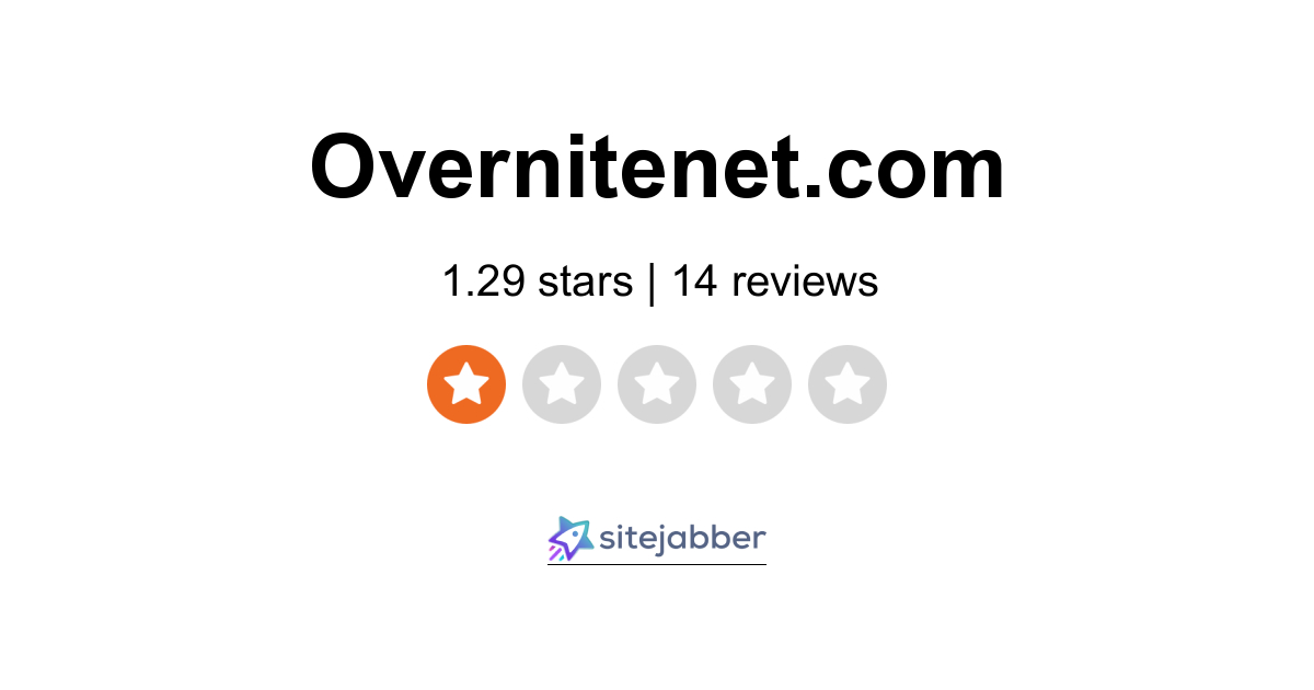 Overnite Express Limited Reviews - Read 14 Customer Reviews of Overnite ...