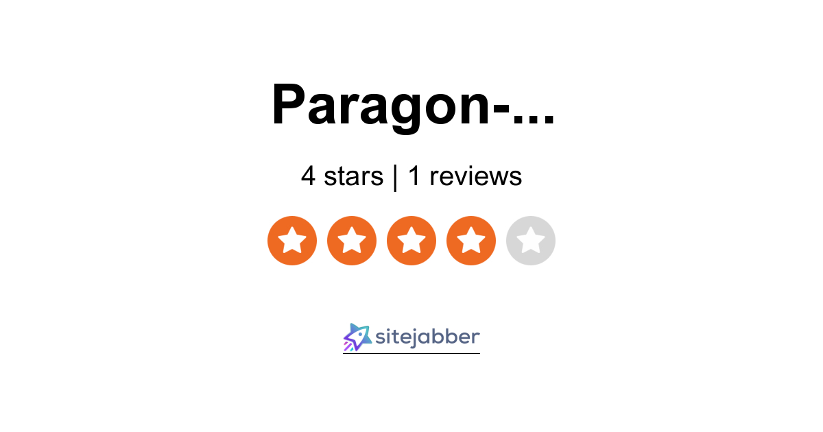 Paragon Software Reviews - Read 1 Customer Reviews of Paragon Software ...