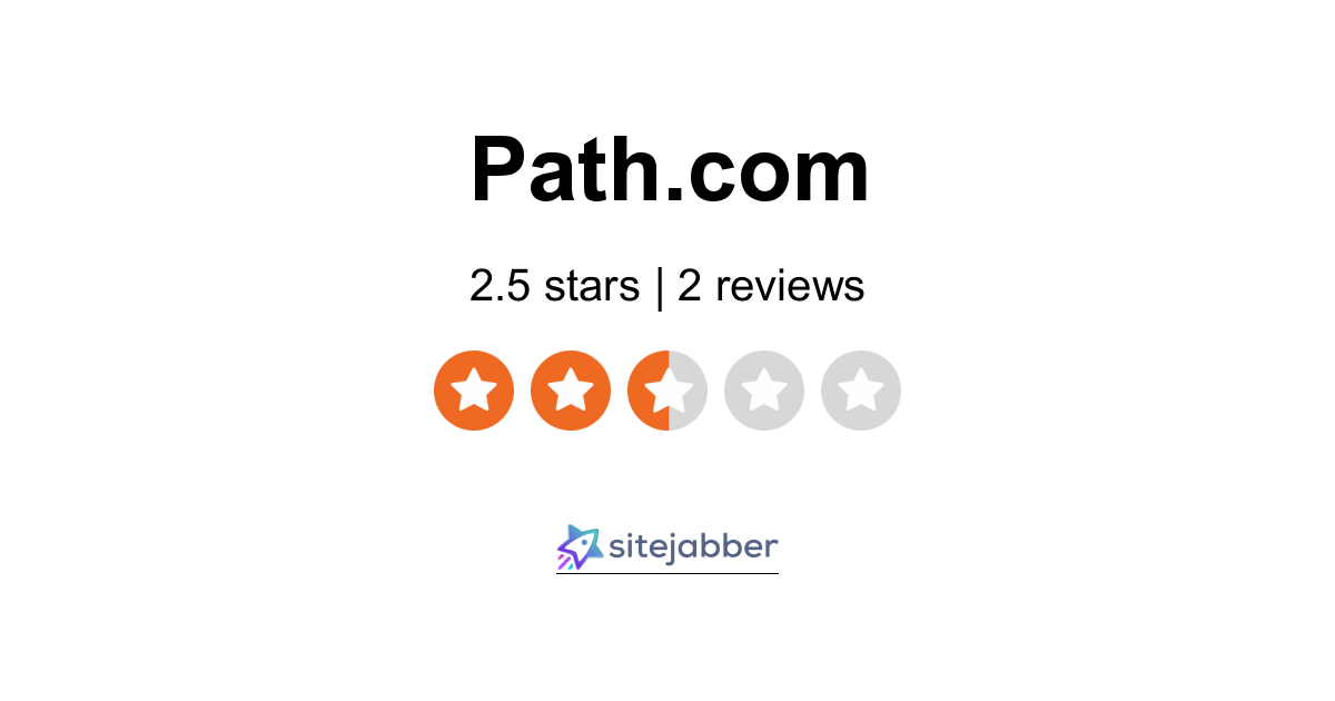 Path Reviews - Read 2 Customer Reviews of Path | Sitejabber