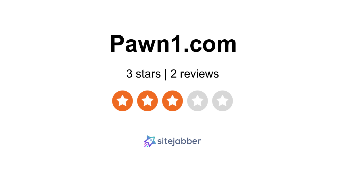 Pawn1 Reviews - 2 Reviews of Pawn1.com | Sitejabber