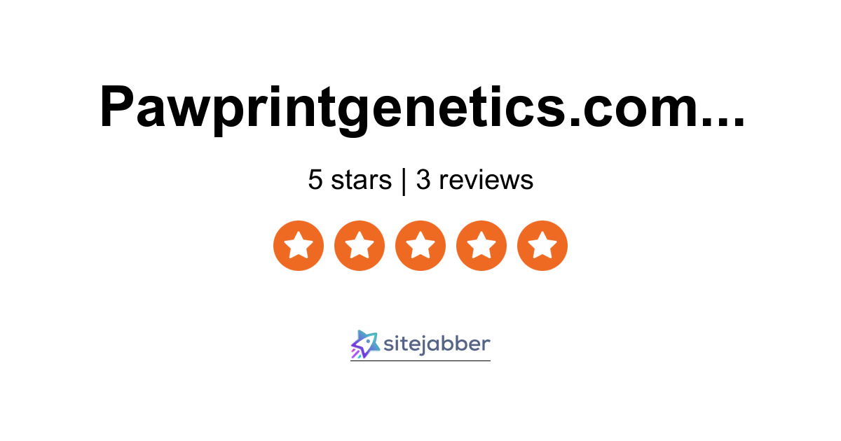 Paw Print Genetics Reviews - 3 Reviews of Pawprintgenetics.com | Sitejabber