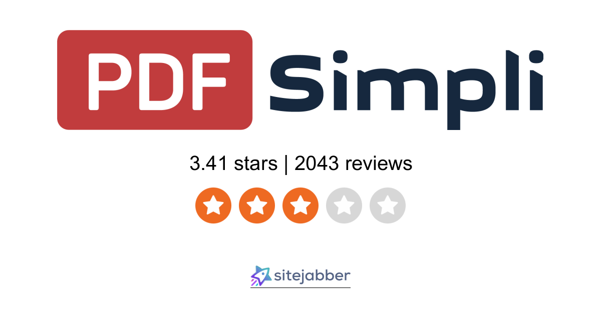 PDFSimpli Reviews - Read 2,022 Customer Reviews of PDFSimpli | Sitejabber