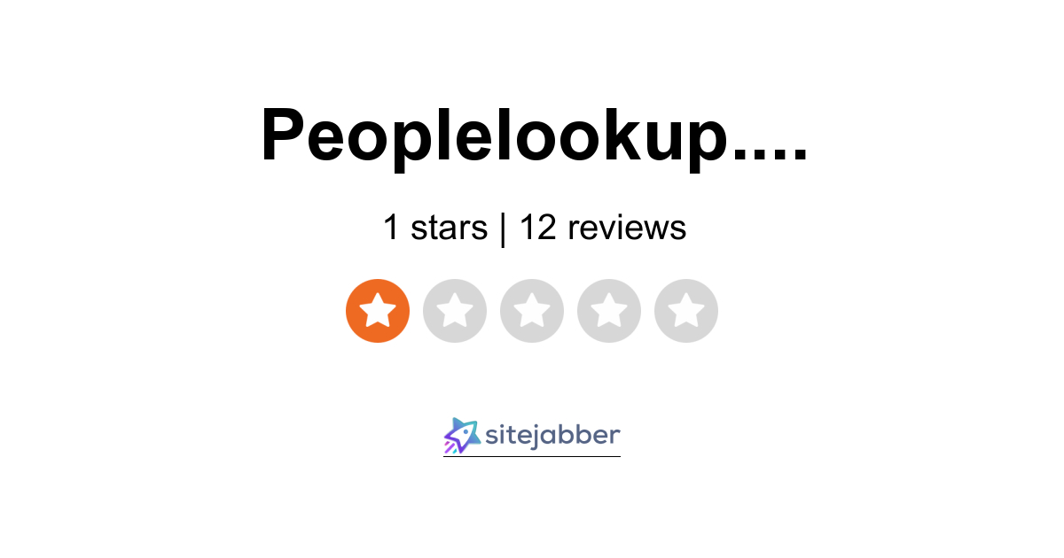 People Lookup Reviews - Read 12 Customer Reviews of People Lookup ...