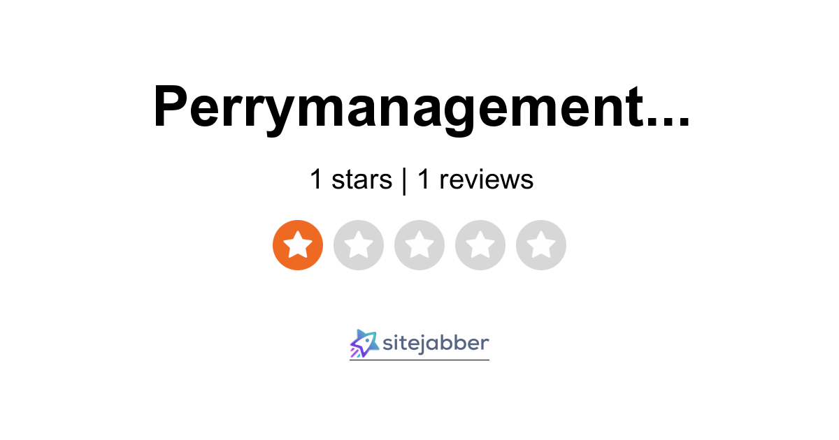 Perrymanagement Reviews - Read 1 Customer Reviews of Perrymanagement ...