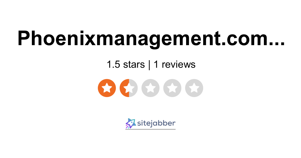 Phoenix Management Services Reviews - Read 1 Customer Reviews of ...