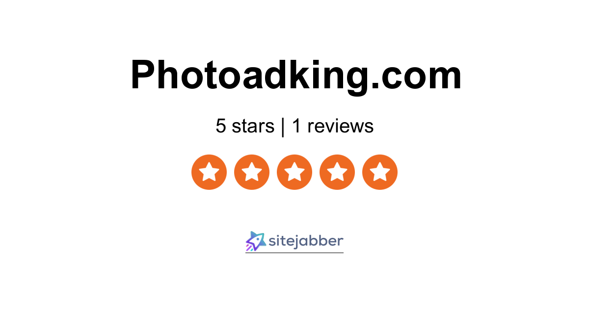 Photoadking Reviews - Read 1 Customer Reviews of Photoadking | Sitejabber