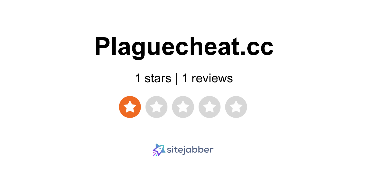 Plaguecheat.cc Reviews - Read 1 Customer Reviews of Plaguecheat.cc ...