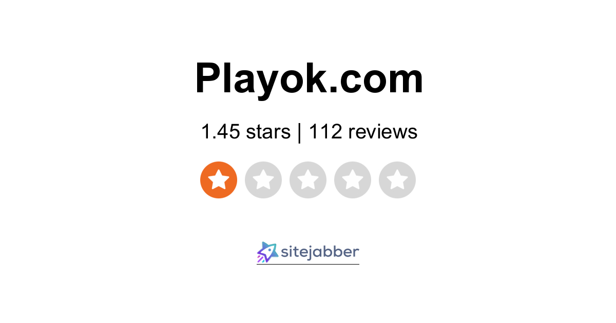 PlayOK Reviews - Read 112 Customer Reviews of PlayOK | Sitejabber
