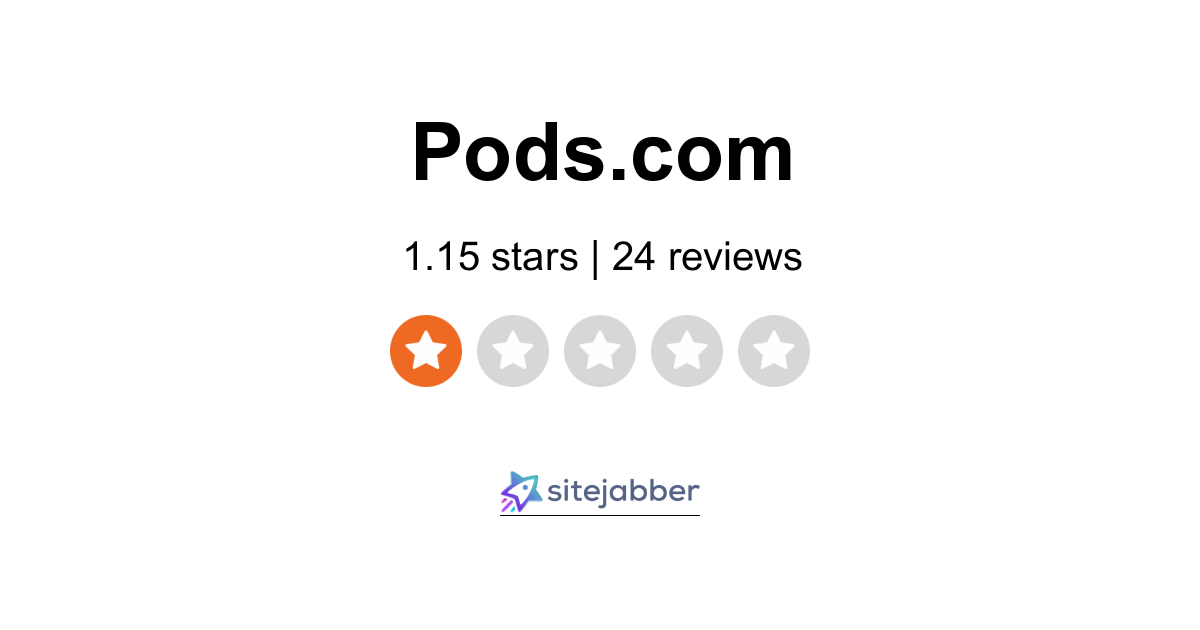 PODS Reviews - Read 24 Customer Reviews of PODS | Sitejabber