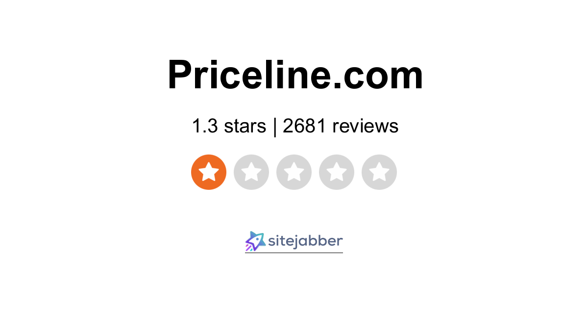 Priceline Reviews - Read 2,681 Customer Reviews of Priceline | Sitejabber