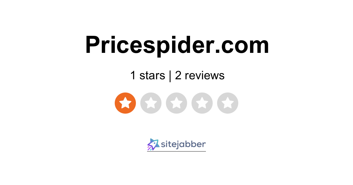 PriceSpider Reviews - 2 Reviews of Pricespider.com | Sitejabber