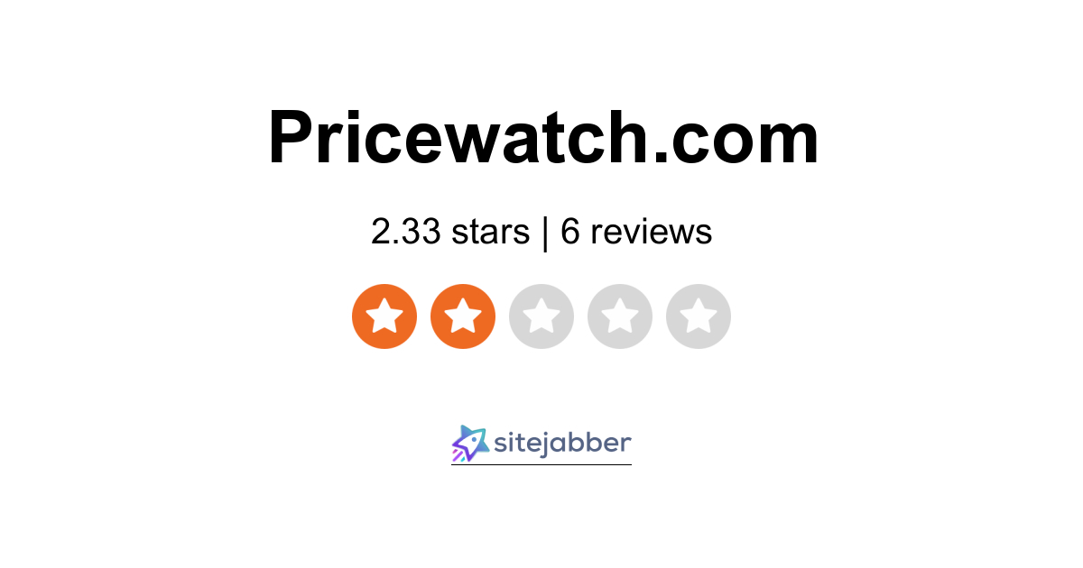 Pricewatch Reviews - Read 6 Customer Reviews of Pricewatch | Sitejabber