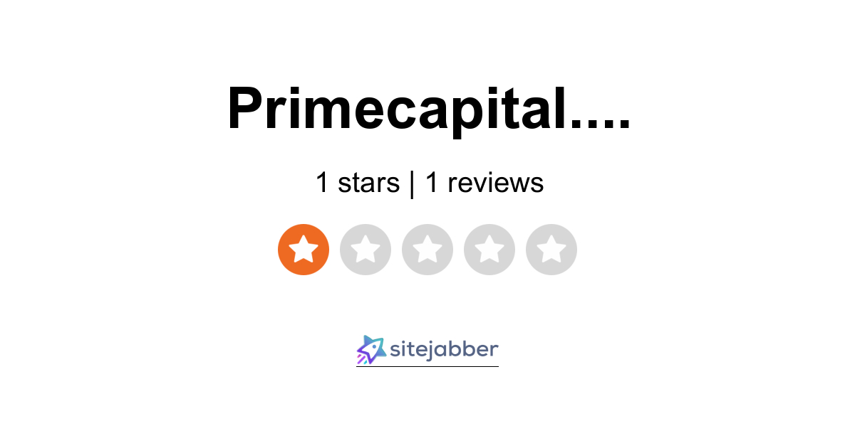 Prime Capital Reviews - Read 1 Customer Reviews of Prime Capital ...
