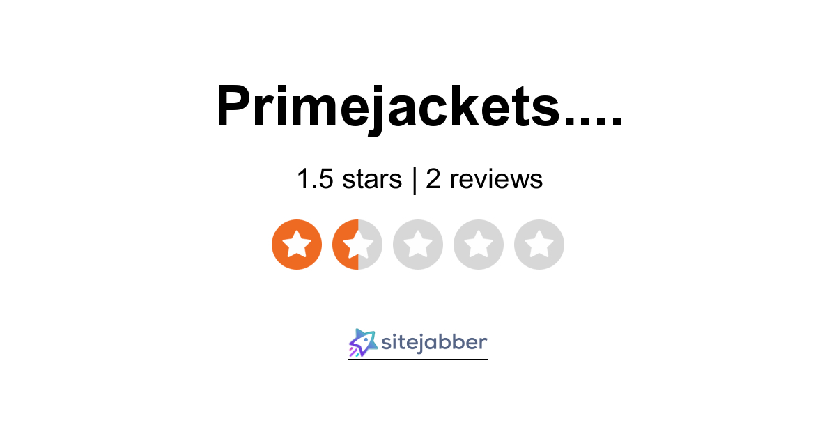 Primejackets Reviews - 2 Reviews of Primejackets.com | Sitejabber