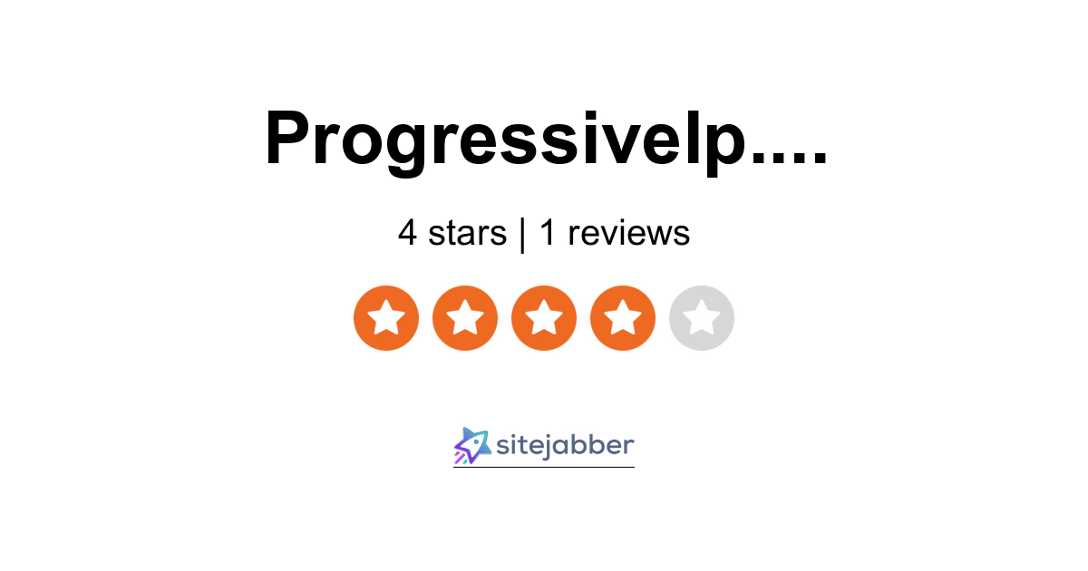 Progressivelp Reviews - 1 Reviews of Progressivelp.com | Sitejabber