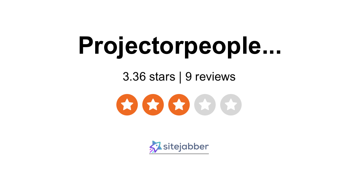 ProjectorPeople Reviews - Read 9 Customer Reviews of ProjectorPeople ...