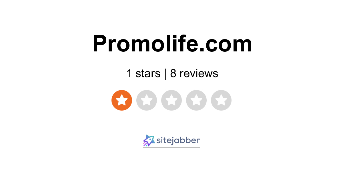 PromoLife Reviews - Read 8 Customer Reviews of PromoLife | Sitejabber