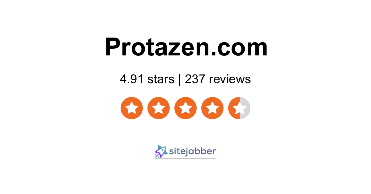 Protazen Reviews - Read 237 Customer Reviews of Protazen | Sitejabber