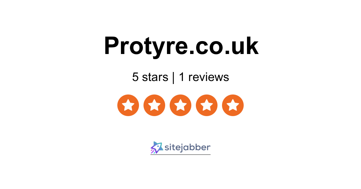 Protyre.co.uk Reviews - Read 1 Customer Reviews of Protyre.co.uk ...