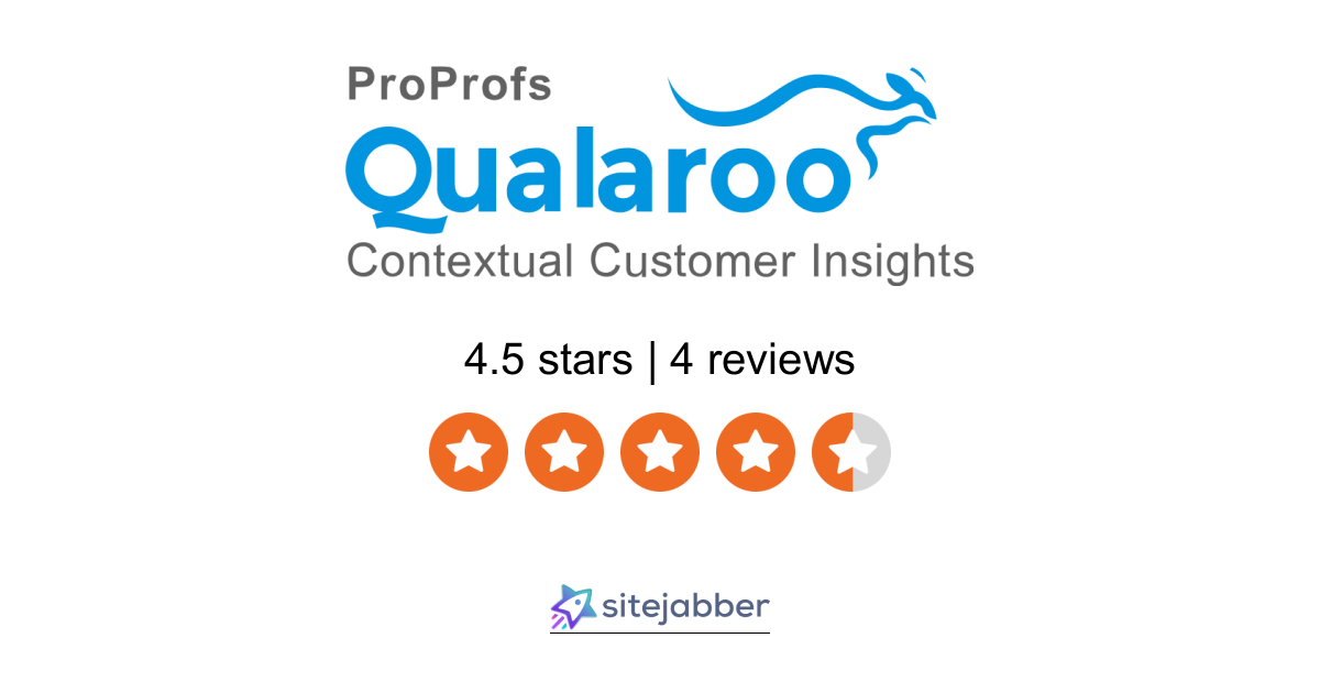 Qualaroo Reviews - Read 4 Customer Reviews of Qualaroo | Sitejabber