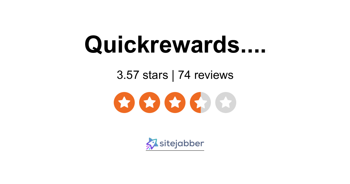QuickRewards Network Reviews - Read 74 Customer Reviews of QuickRewards ...