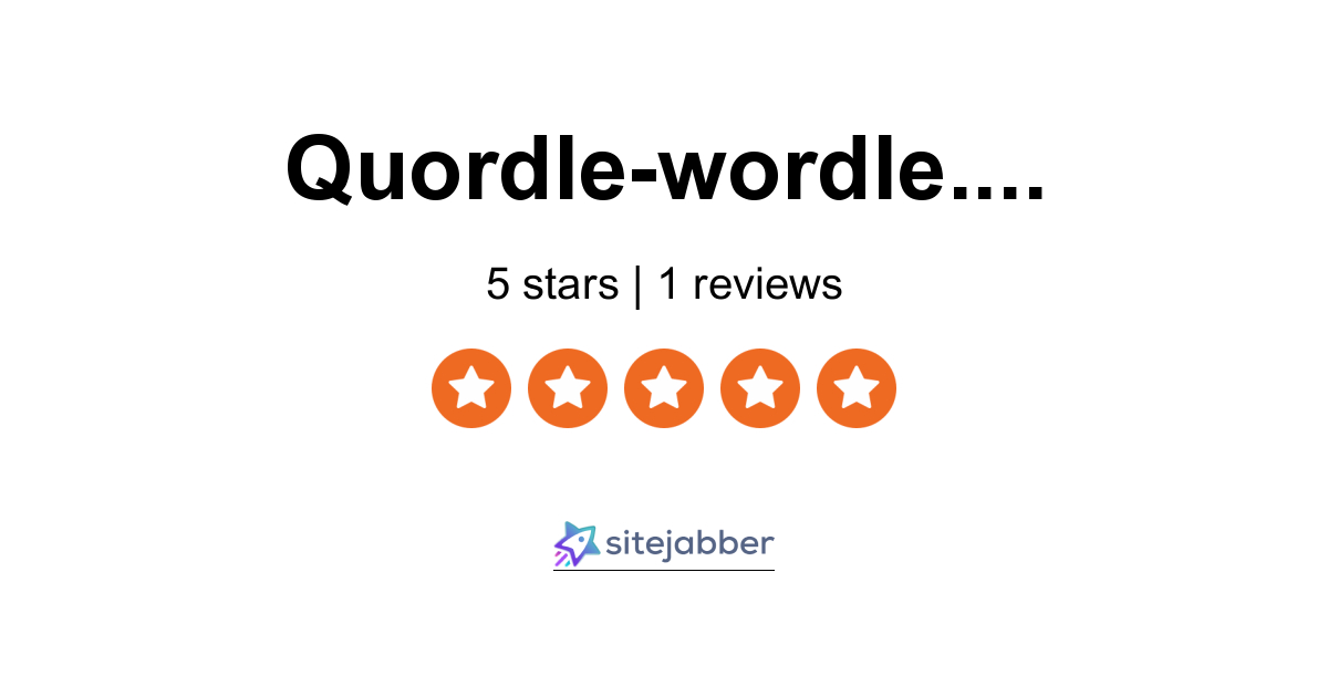 Quordle-wordle Reviews - Read 1 Customer Reviews of Quordle-wordle ...