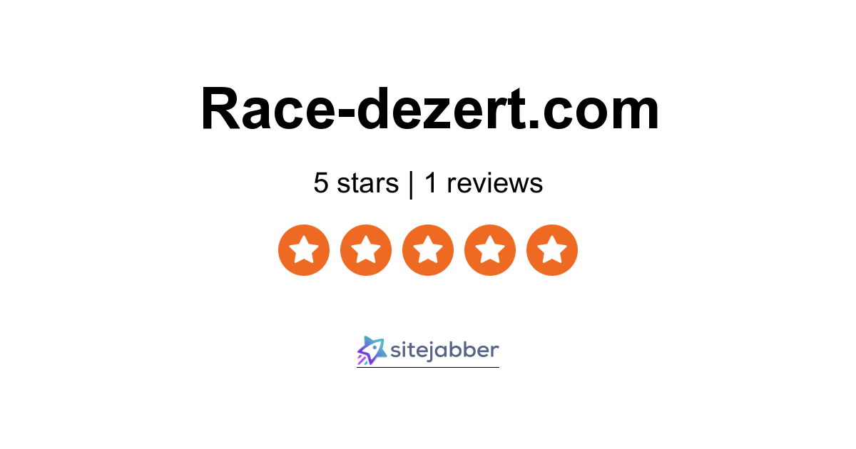 Race-dezert Reviews - 1 Reviews of Race-dezert.com | Sitejabber
