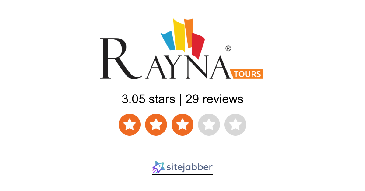 Rayna Tours Reviews - Read 29 Customer Reviews of Rayna Tours | Sitejabber
