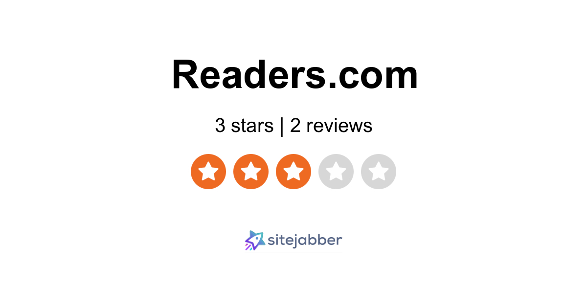 Readers.com® Reviews - Read 2 Customer Reviews of Readers.com® | Sitejabber