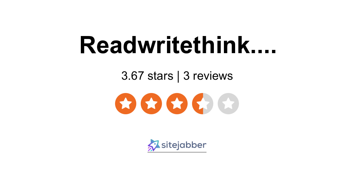 ReadWriteThink.org Reviews - Read 3 Customer Reviews of ReadWriteThink ...