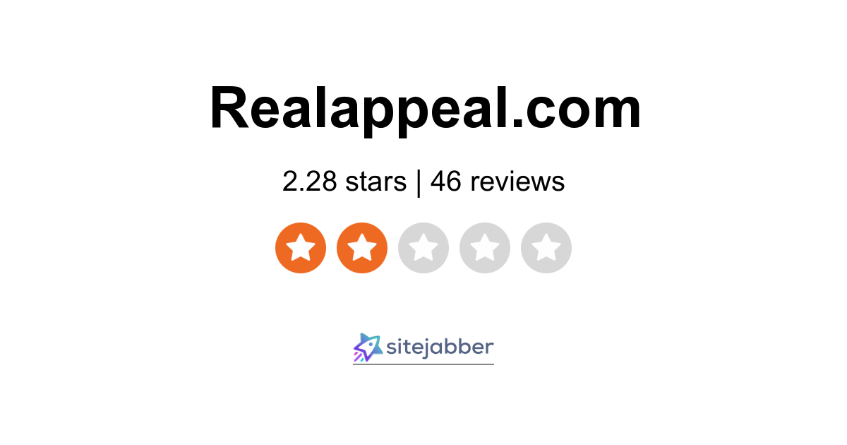 Real Appeal Reviews - Read 46 Customer Reviews of Real Appeal | Sitejabber