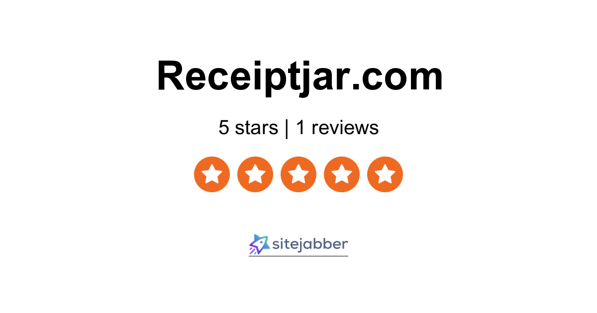 Receiptjar Reviews - 1 Reviews of Receiptjar.com | Sitejabber