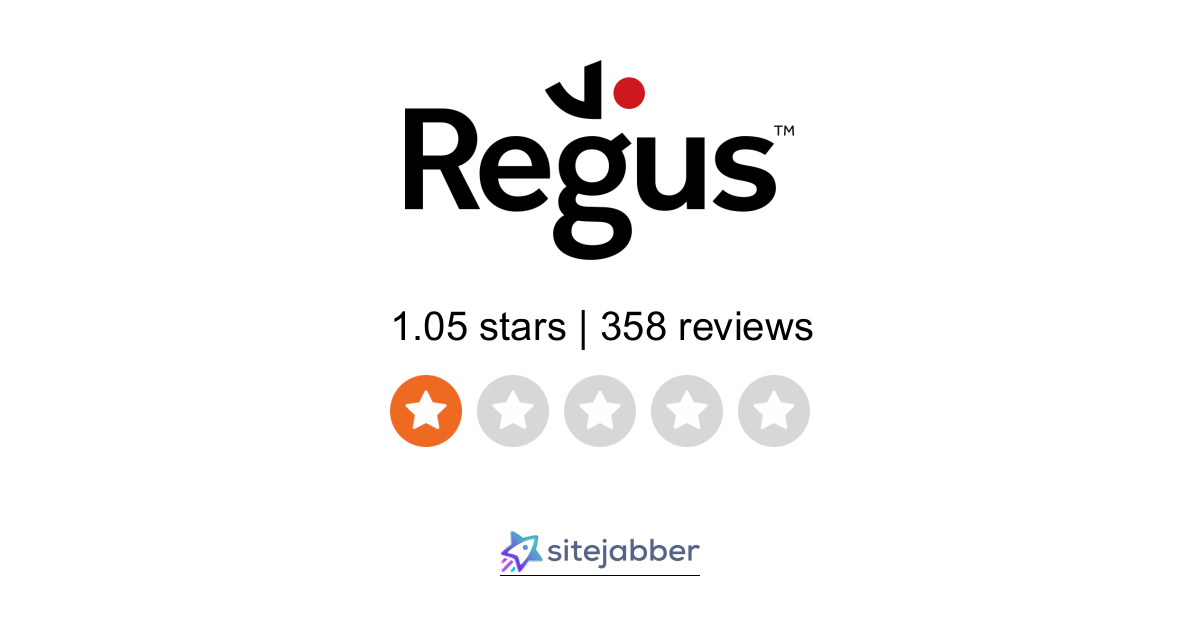 Regus Reviews - Read 357 Customer Reviews of Regus | Sitejabber