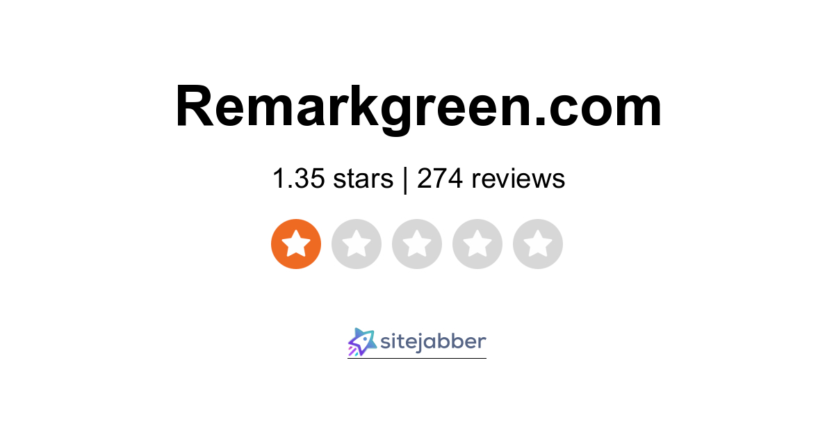 Remark Green Reviews - Read 274 Customer Reviews of Remark Green ...