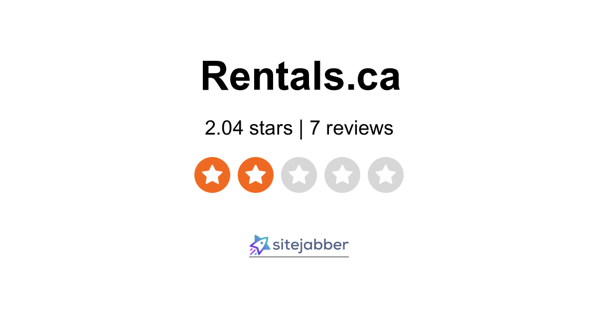 Rentals.ca Reviews - Read 7 Customer Reviews of Rentals.ca | Sitejabber