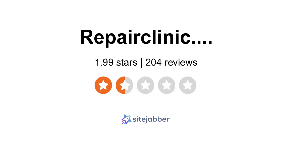 RepairClinic Reviews - Read 204 Customer Reviews of RepairClinic ...