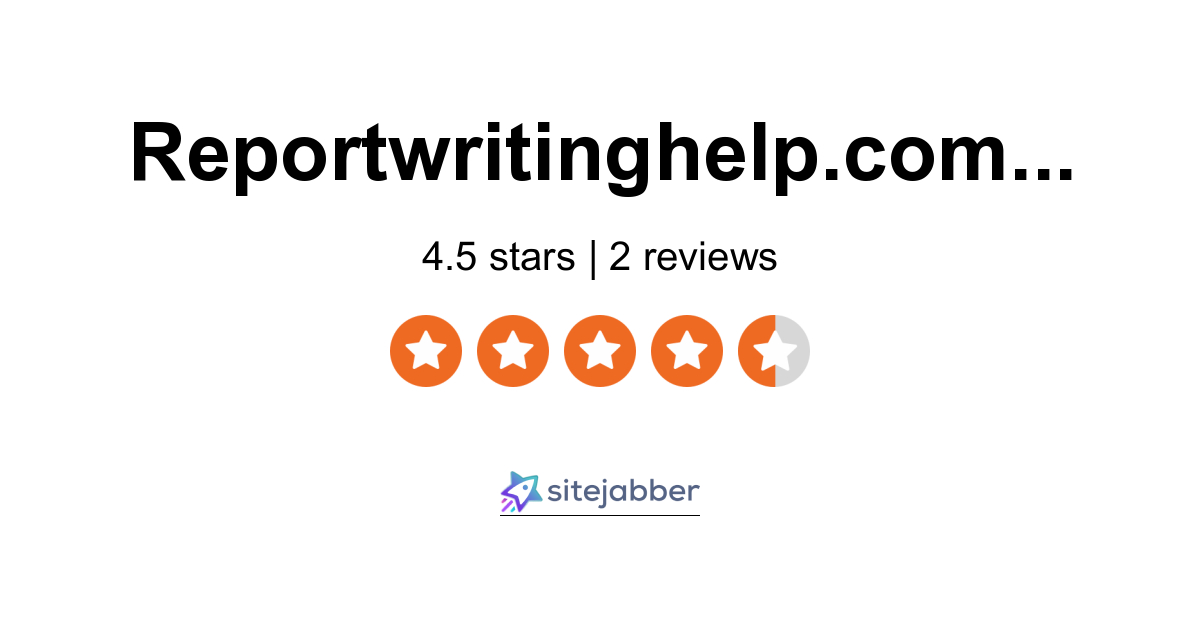 Reportwritinghelp Reviews - 2 Reviews of reportwritinghelp.com | Sitejabber