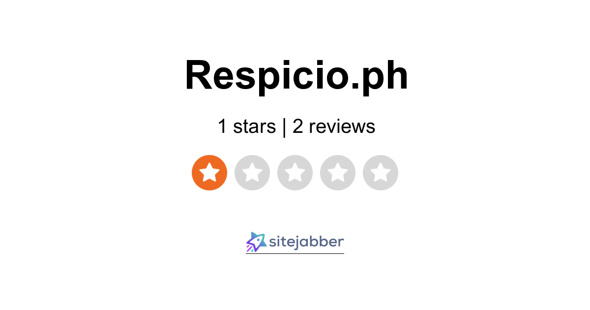 Respicio.ph Reviews - 2 Reviews of Respicio.ph | Sitejabber