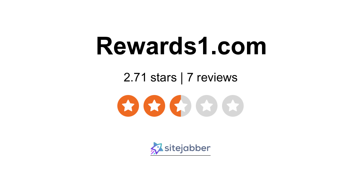 Rewards1 Reviews - Read 7 Customer Reviews of Rewards1 | Sitejabber