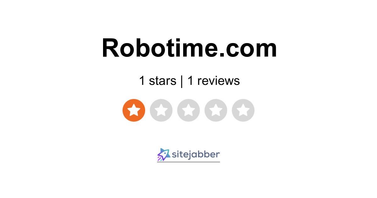 Robotime Reviews - 1 Reviews of Robotime.com | Sitejabber