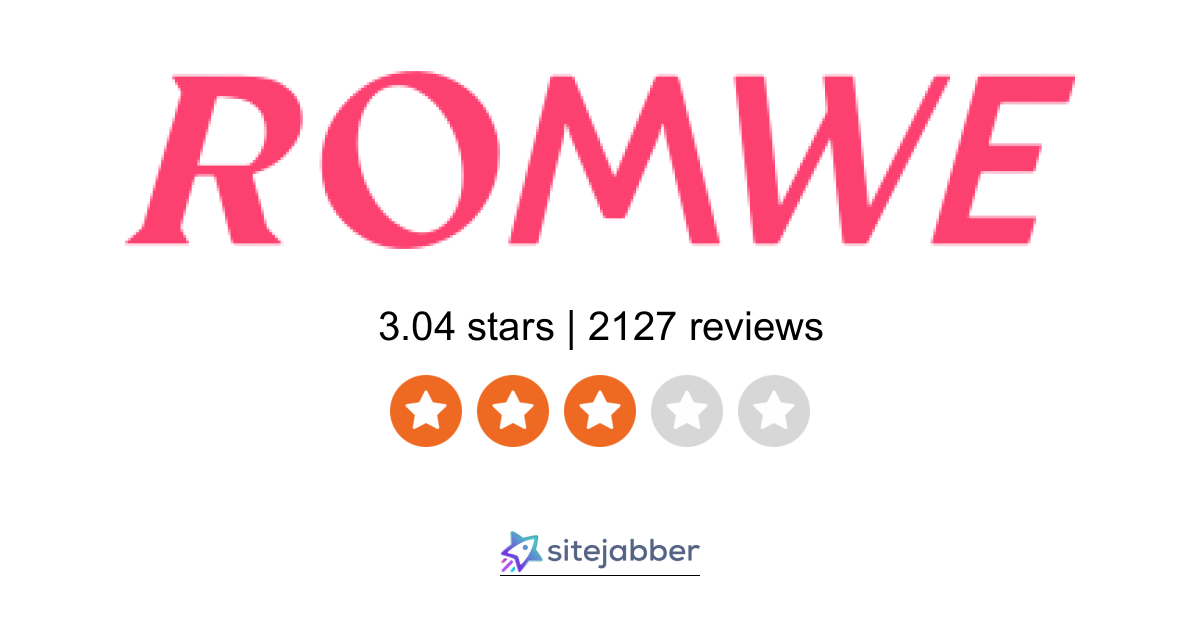 ROMWE Reviews - Read 575 Customer Reviews of ROMWE | Sitejabber