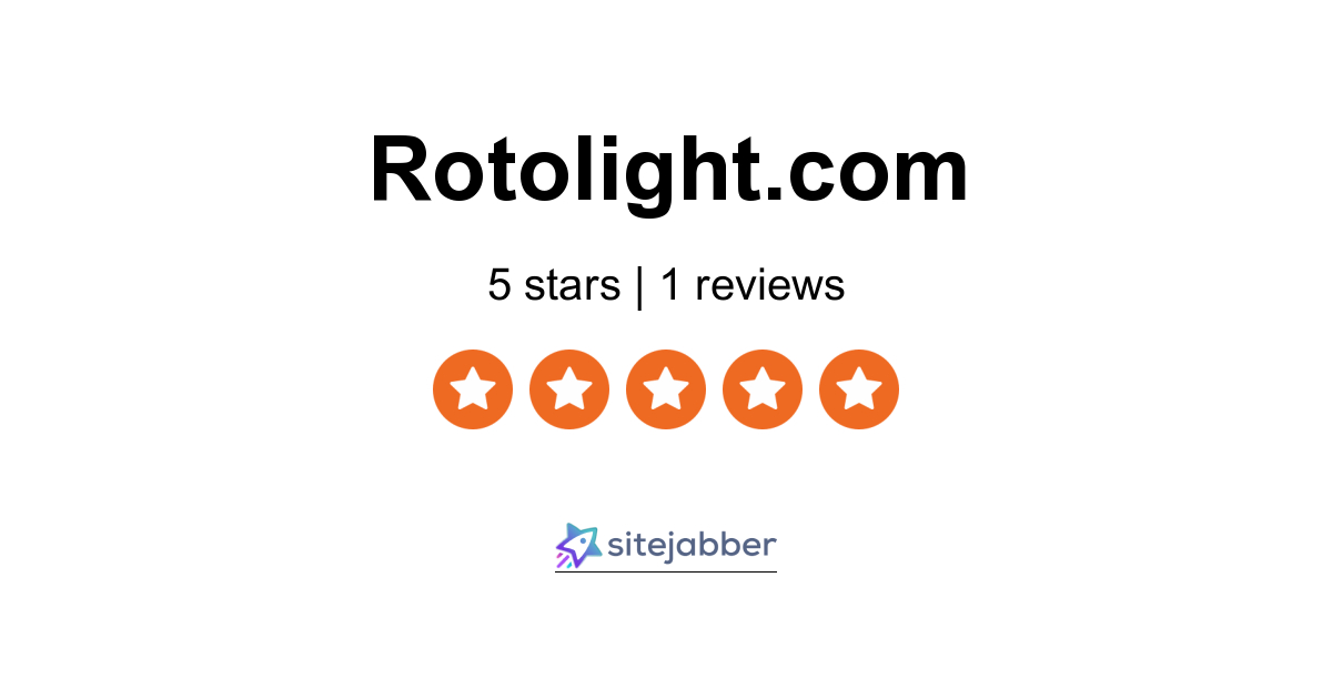 Rotolight Reviews - Read 1 Customer Reviews of Rotolight | Sitejabber