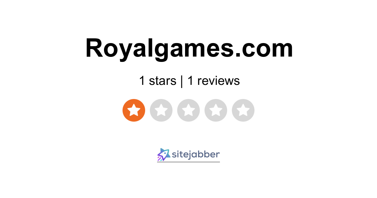 Royal Games Reviews - Read 1 Customer Reviews of Royal Games | Sitejabber